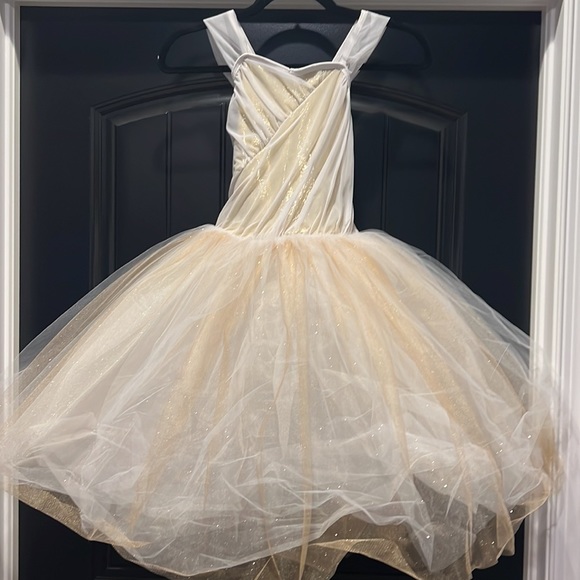 Curtain Call Costumes | Costumes | New White Gold Ballet Costume | Poshmark
